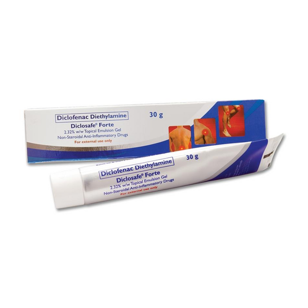 DICLOSAFE FORTE Diclofenac Diethylamine 2.32% Topical Emulgel 30g price ...